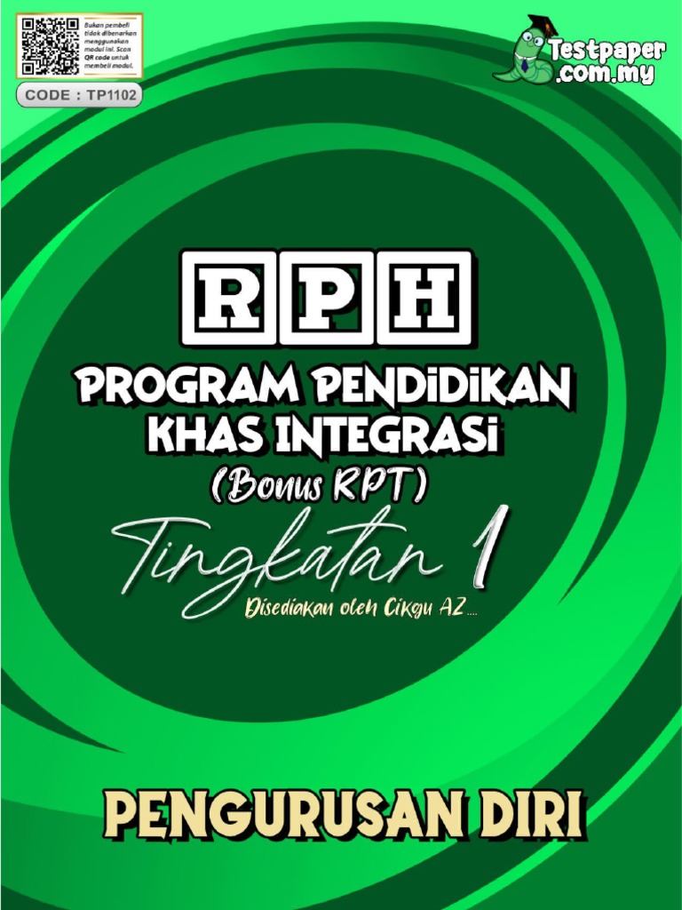 Rph Pengurusan Diri Tingkatan 1 ( Unit 4 Menyedia Dan Menyaji Atau ...