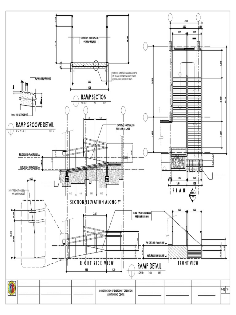 Ramp Section | PDF | Buildings And Structures | Structural Engineering