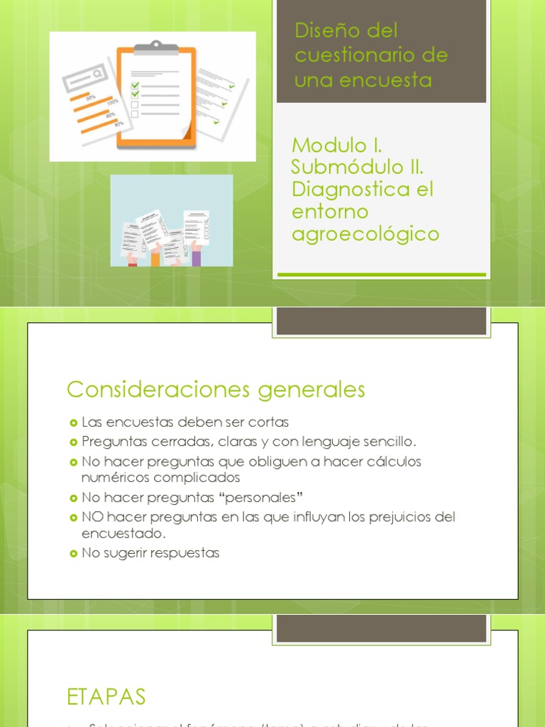 Elaboración de Encuestas | PDF | Cuestionario | Metodología de encuesta