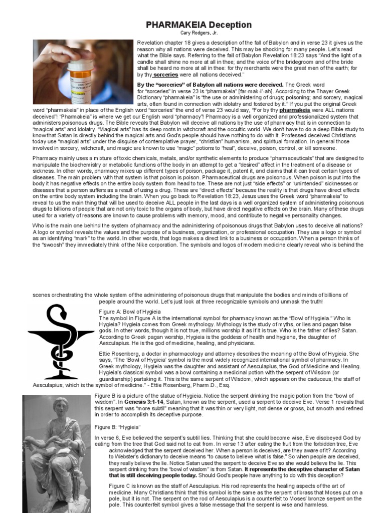 PHARMAKEIA Deception | PDF