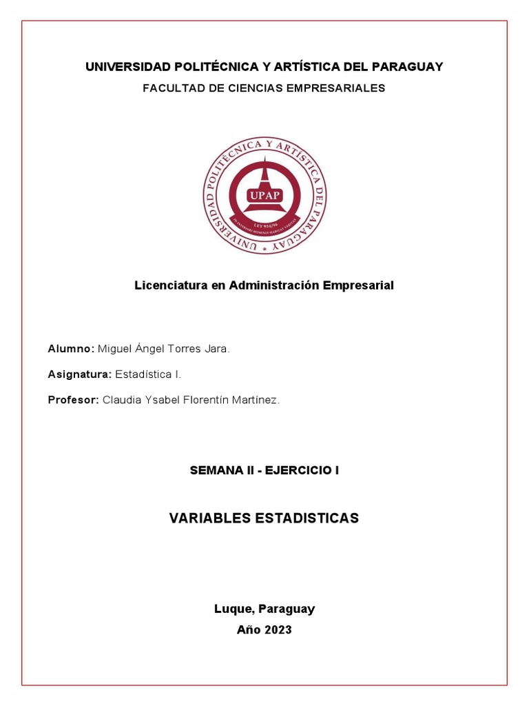 Semana Ii Estadistica | PDF