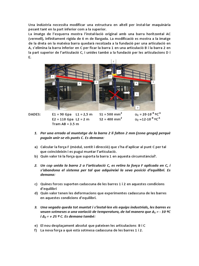 Problema Complert Tracció (ENUNCIAT) | PDF