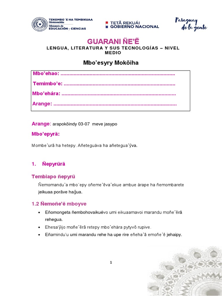 2º C E Guarani 2°C 03 07 05 NM | PDF