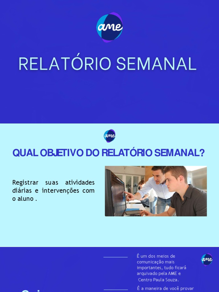 Curso 02 -Relatório Semanal | PDF