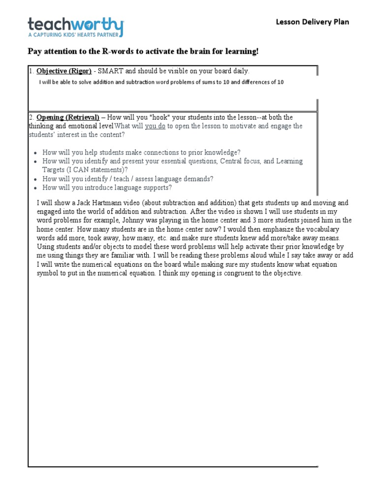 Delivery Plan | PDF | Learning Styles | Learning