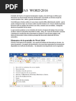 Sesión 01 - Word Básico - Interfaz de Word | PDF | Ventana (informática) | Botón (Computación)