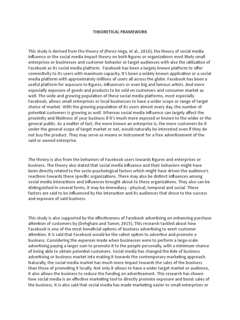 Theoretical Framework Original Pdf