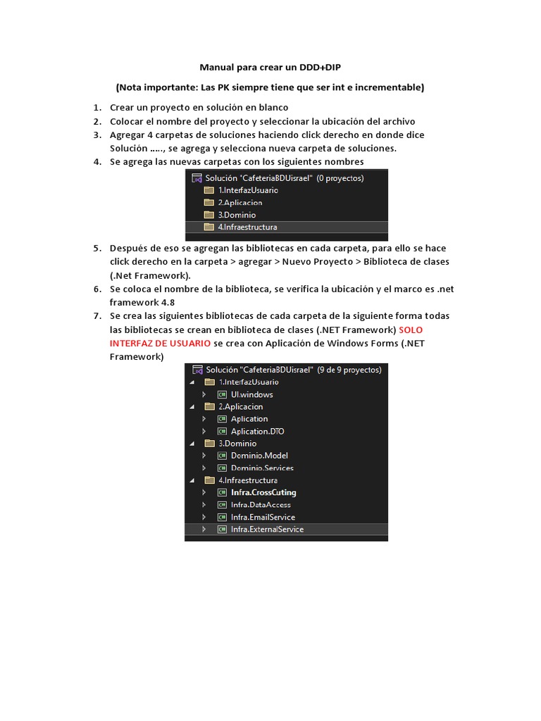 Ddd+dip Visual | PDF | Servidor SQL de Microsoft | .NET Framework