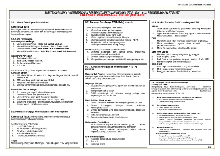 003 Nota Padu Sejarah T4-15 | PDF