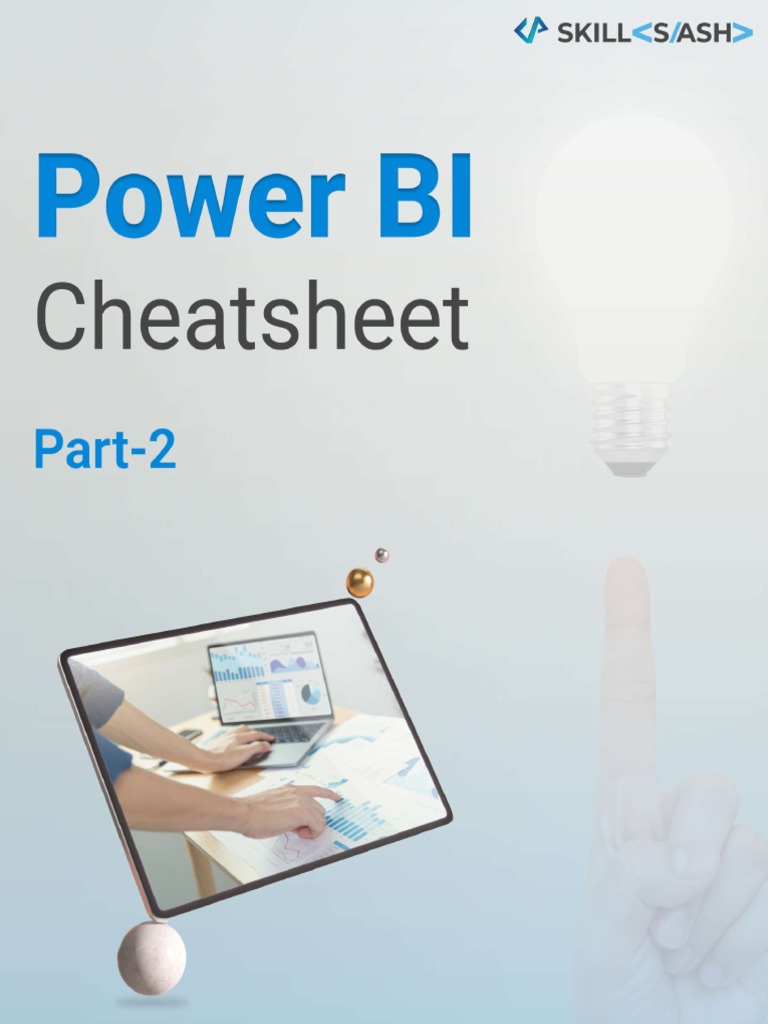Power BI Cheat Sheet | PDF