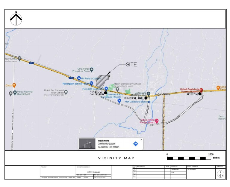Vicinity Map for Candelaria Project | PDF