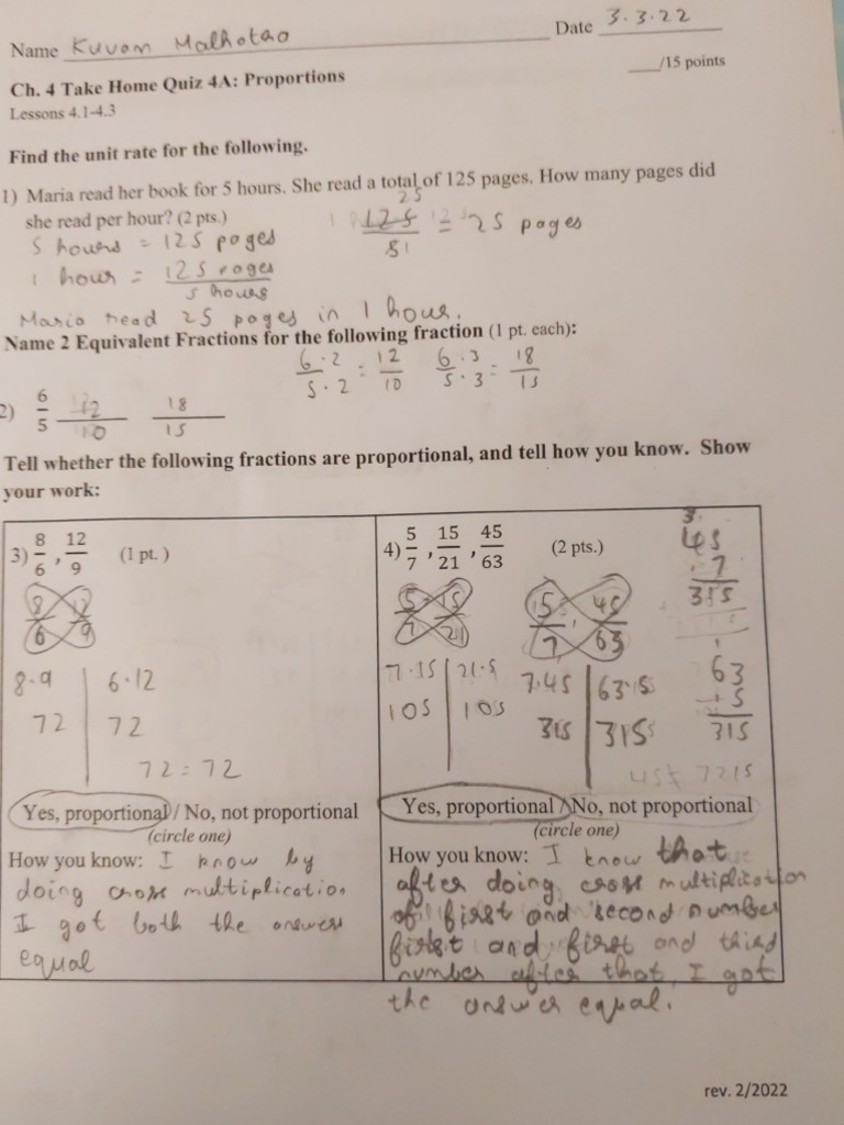 Kuvam Maths Take Home Quiz | PDF