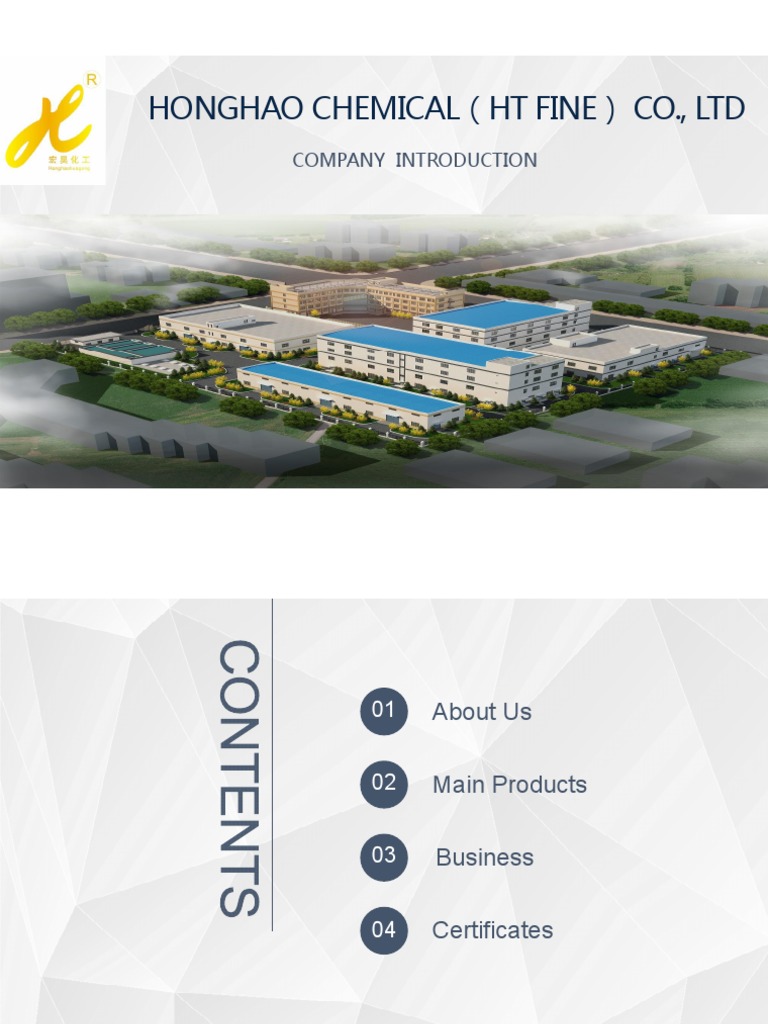 Honghao Chemical（HT Fine）Profile - Ella Updated | PDF | Economies