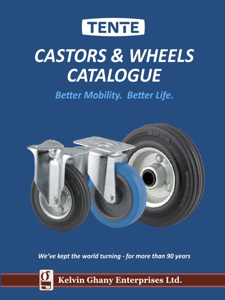 KGEL Tente Catalogue Aug 2022 | PDF | Bearing (Mechanical) | Wheel
