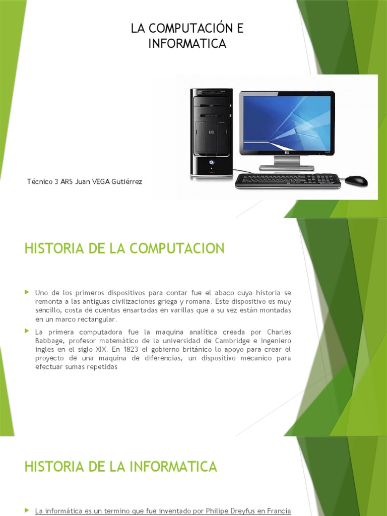 Computacion e Informatica | PDF | Informática | Ciencias de la Computación