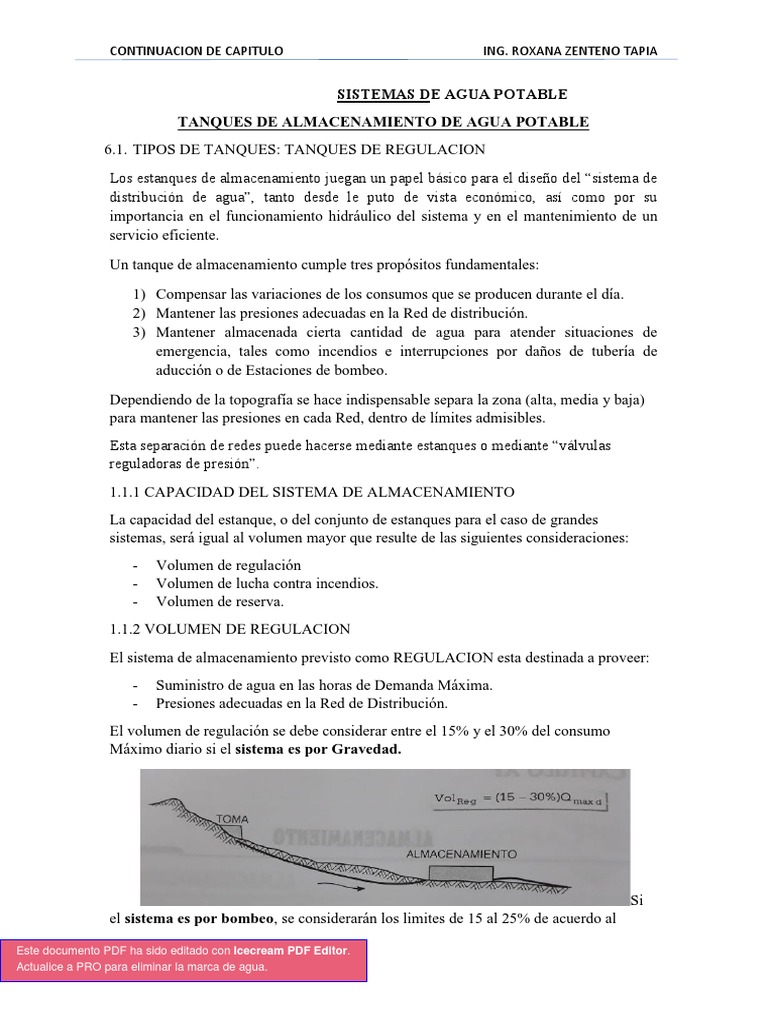 Tanque Parte 1 Emi Final 1.2022 | PDF | Agua | Ingeniería Química