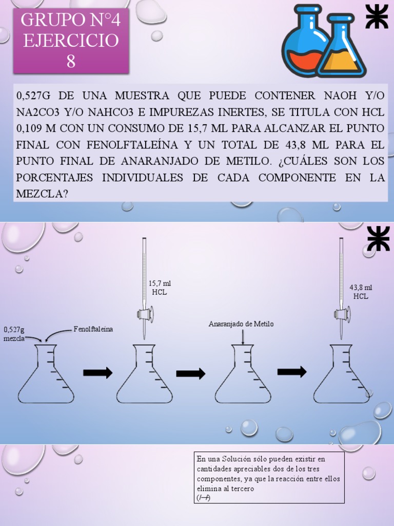 Ejercicio 8 Volumetría | PDF | Ciencia y matemáticas