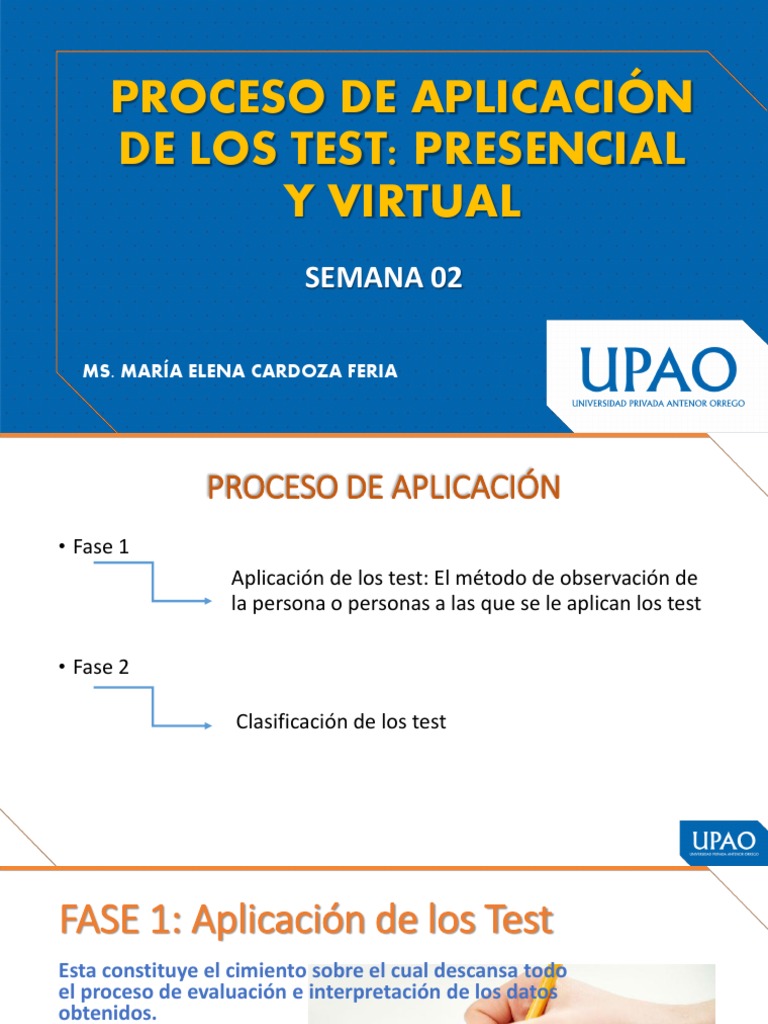 Proceso, Método y Caracteristicas de Los Test Psicológicos | Descargar ...