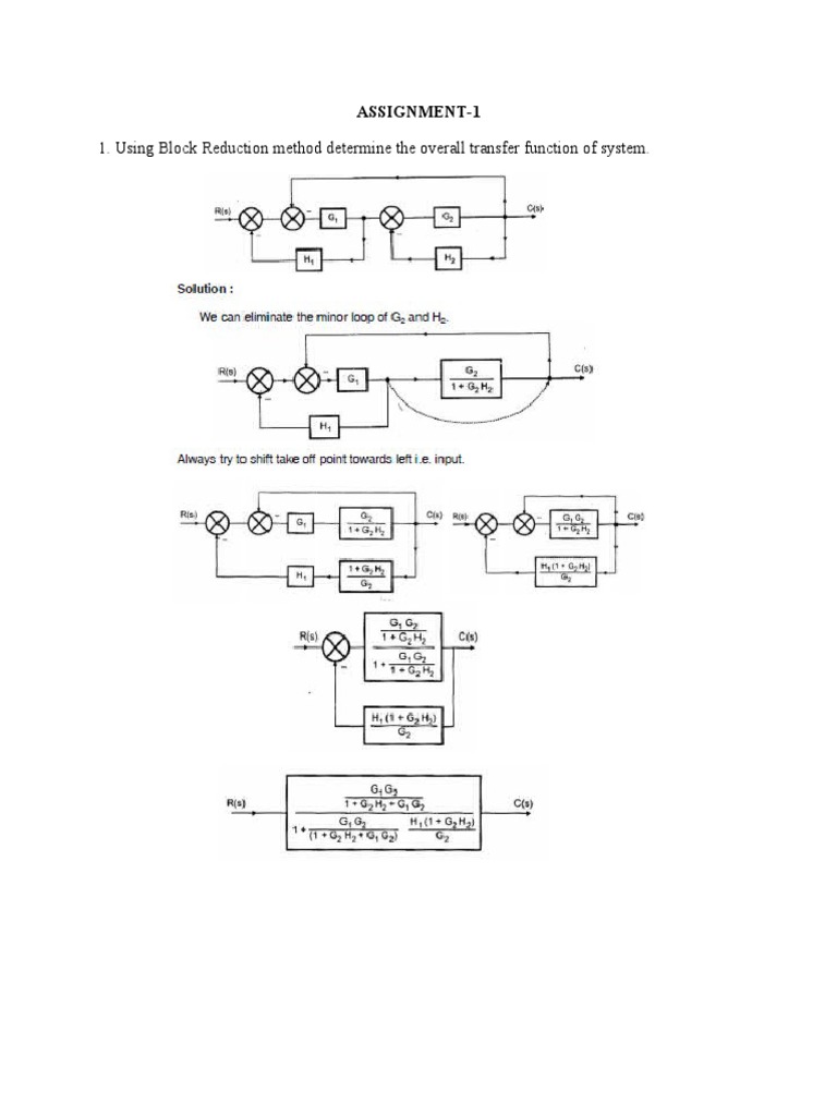 Control System Assignment Pdf 