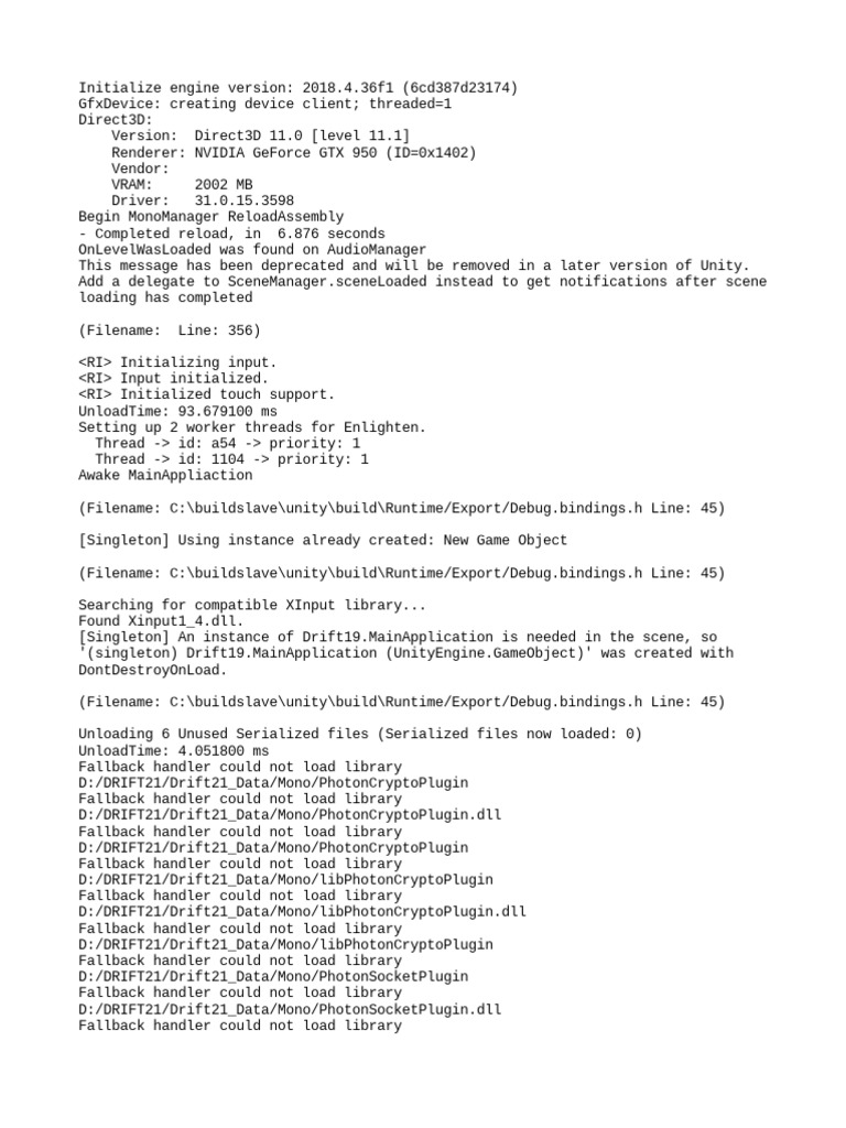 Output Log | Download Free PDF | Library (Computing) | Computer Science