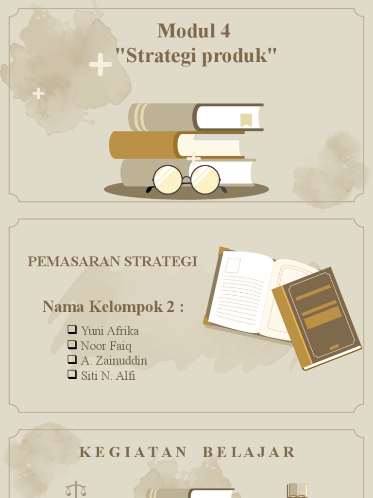 Modul 4 Pemasaran Strategi | PDF | Bisnis | Seni