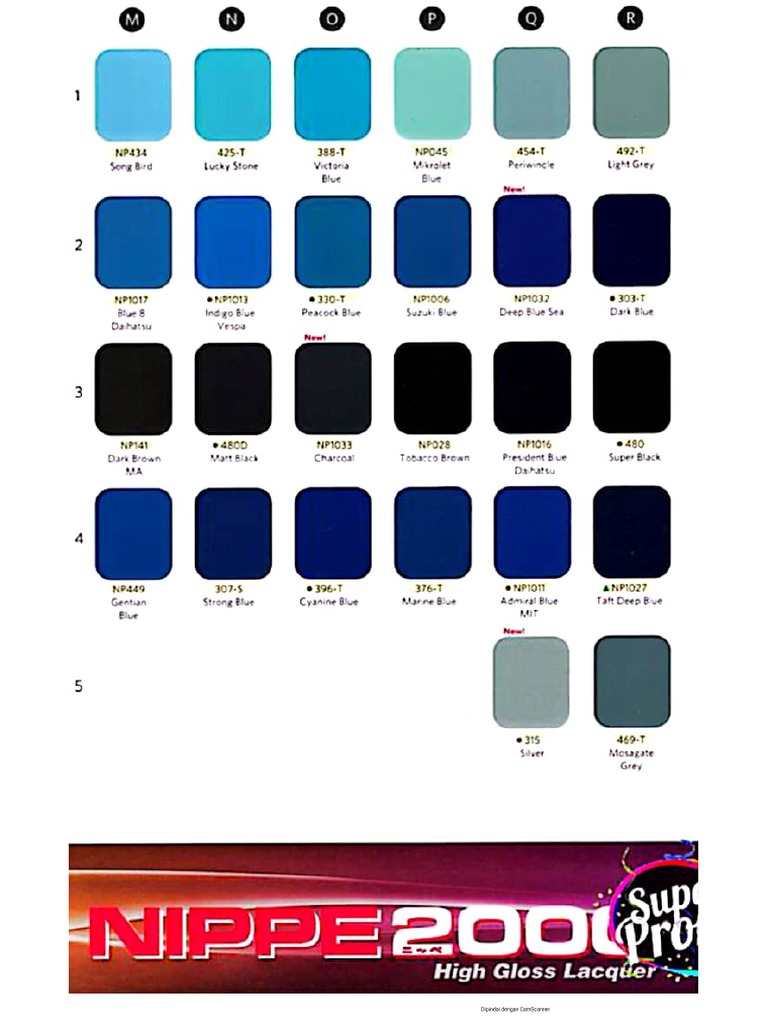 Brosur Cat Nippe 2000 | PDF