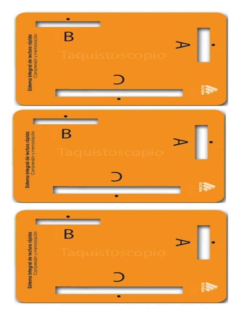 Molde Del Taquitoscopio | PDF
