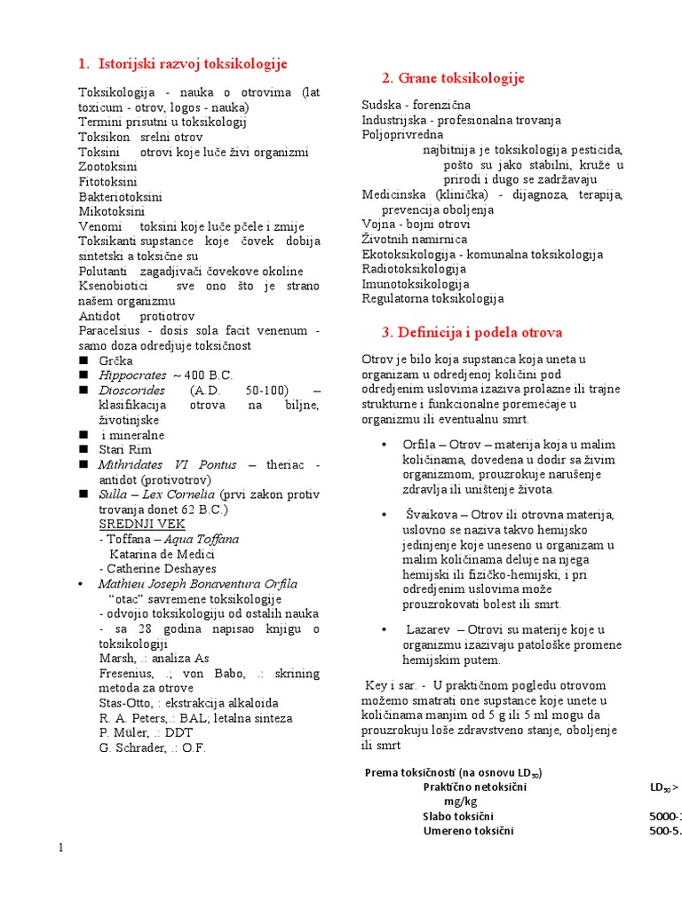 toksini skripta | PDF