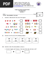 Kindergarten Numeracy Assessment Test | PDF