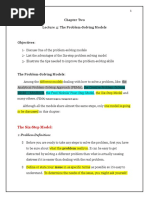 Lesson 4: Problem Solving and Creativity | PDF | Learning Theory ...