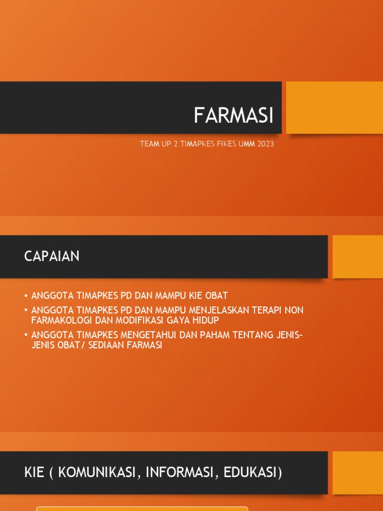 KIE dan Konseling Obat di Farmasi | PDF | Pengembangan Diri