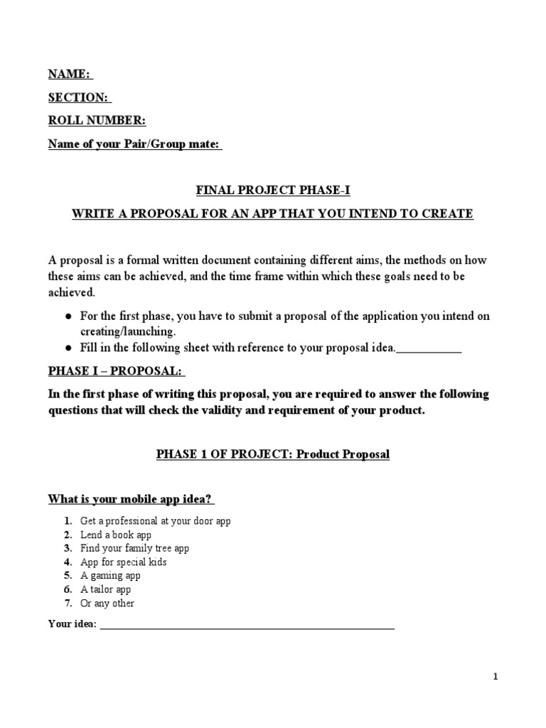 Final Project Worksheet (1) | PDF