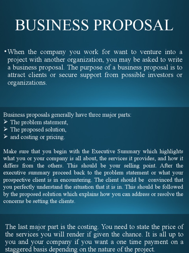 Essential Guide to Writing Business Proposals | PDF | Career & Growth ...