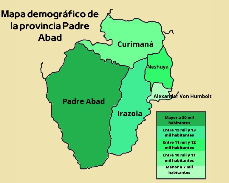 Evidencia - Mapa Demográfico Padre Abad | PDF