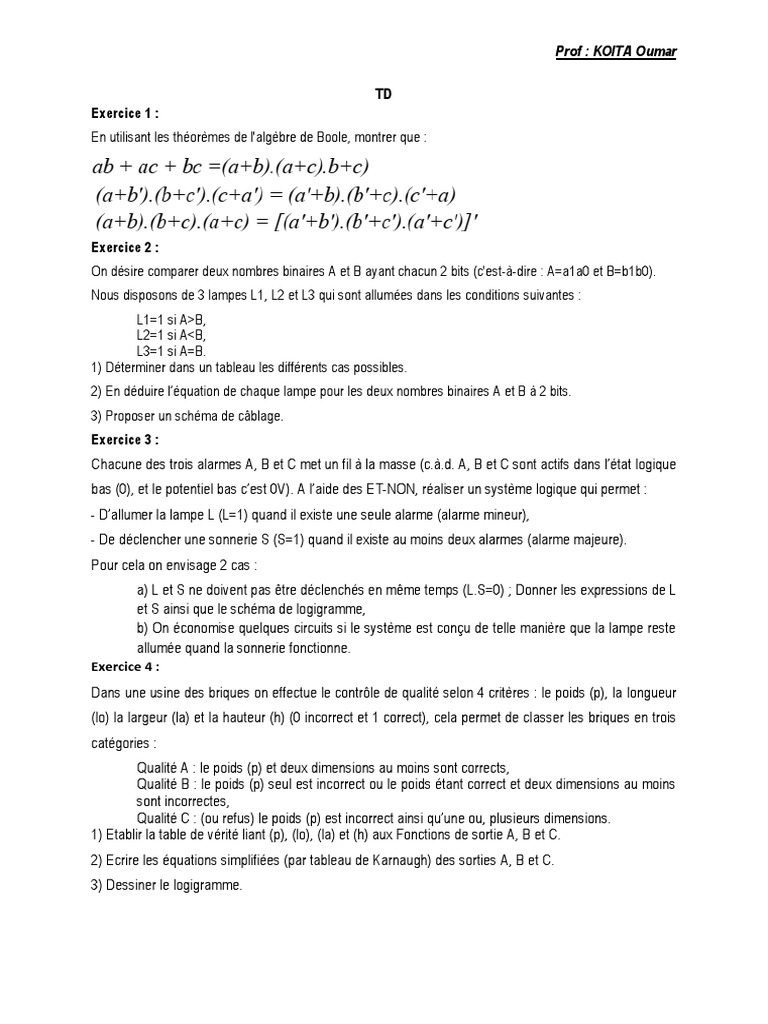 TD 2isr Rev 2022 | PDF | Méthodes et références pédagogiques