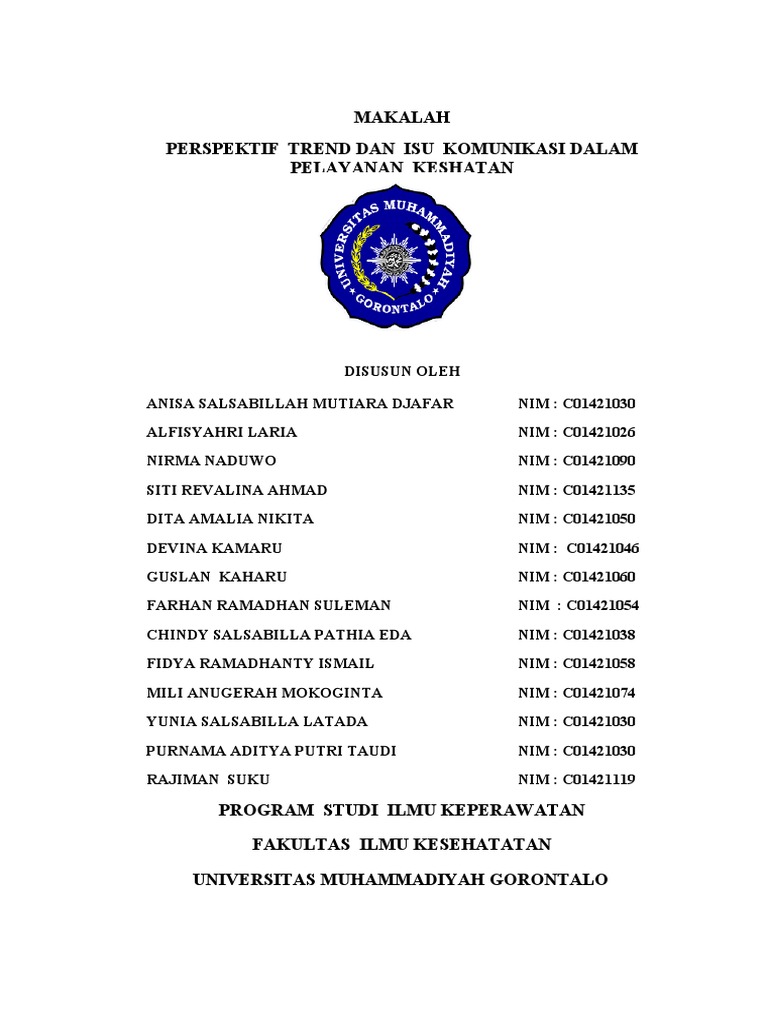 Makalah KDK 1 Kel 3 | PDF