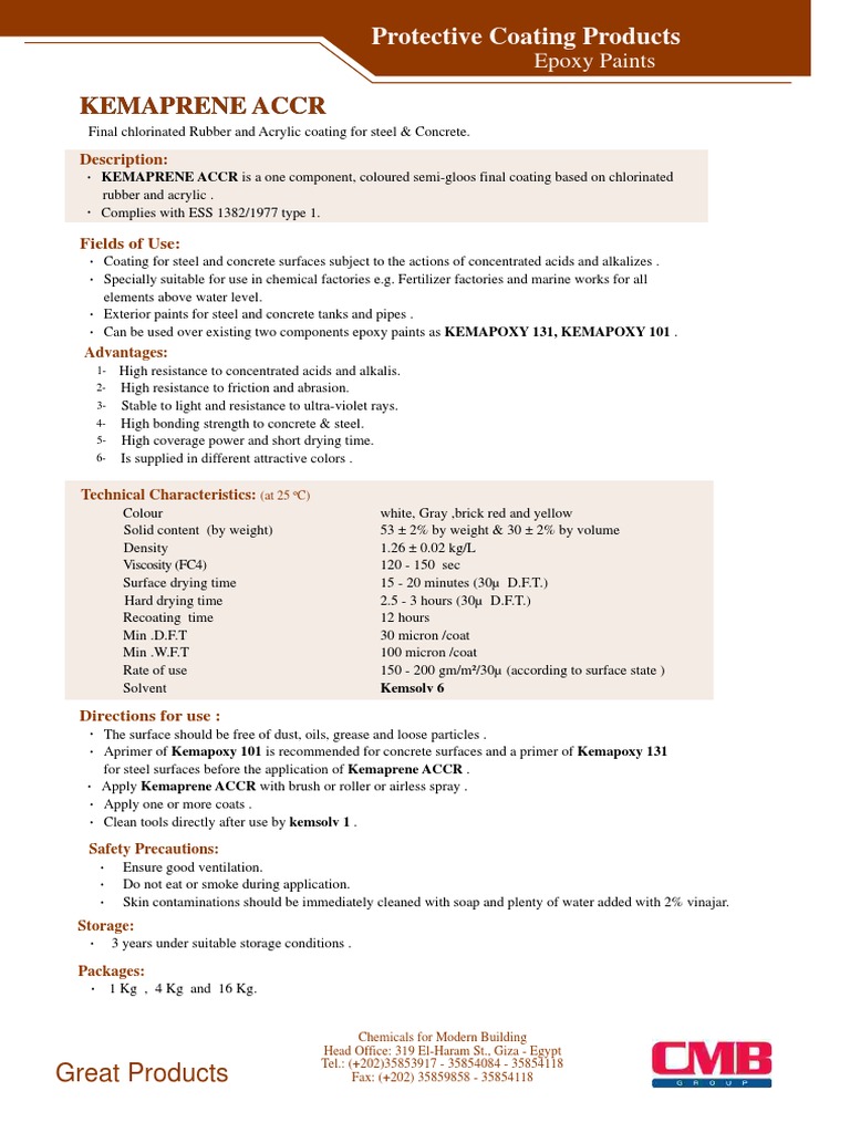 Kemaprene Accr | PDF