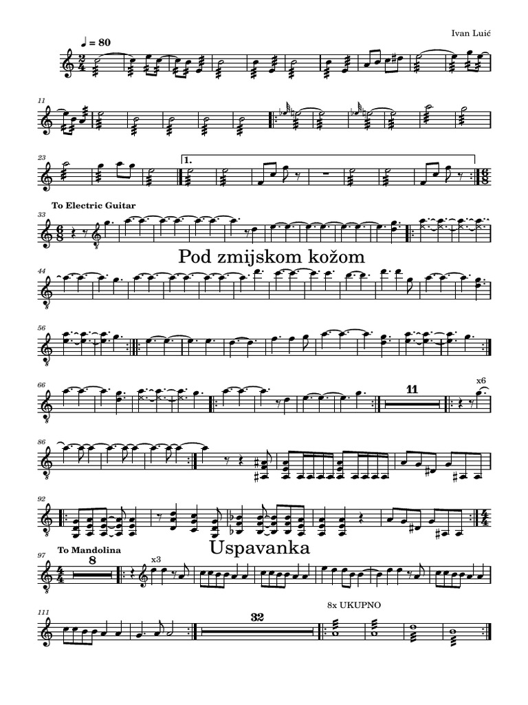 Uspavanka Ivana Luića | PDF