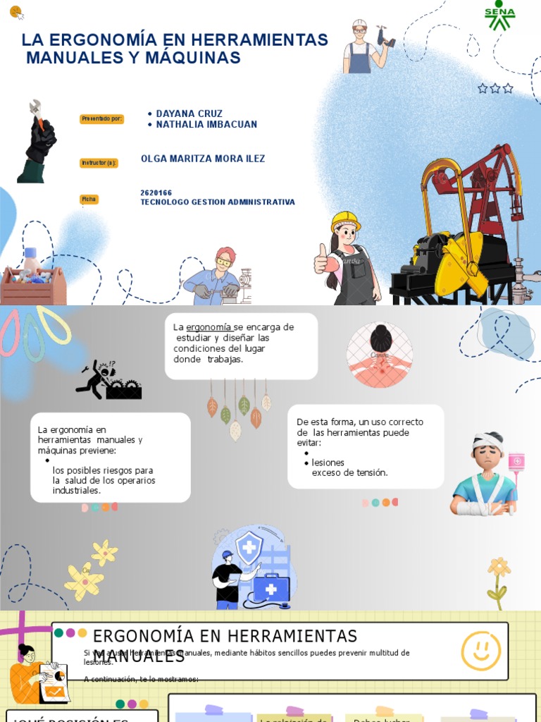 Ergonomía en Herramientas y Máquinas | PDF