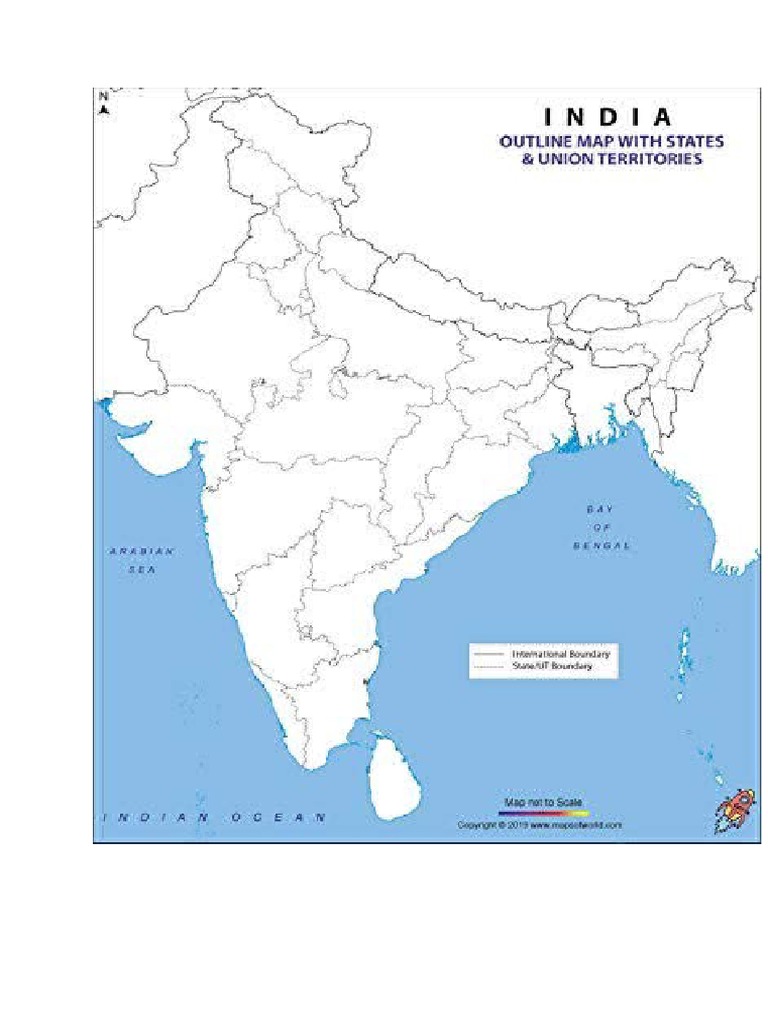 Political Map Of India | PDF