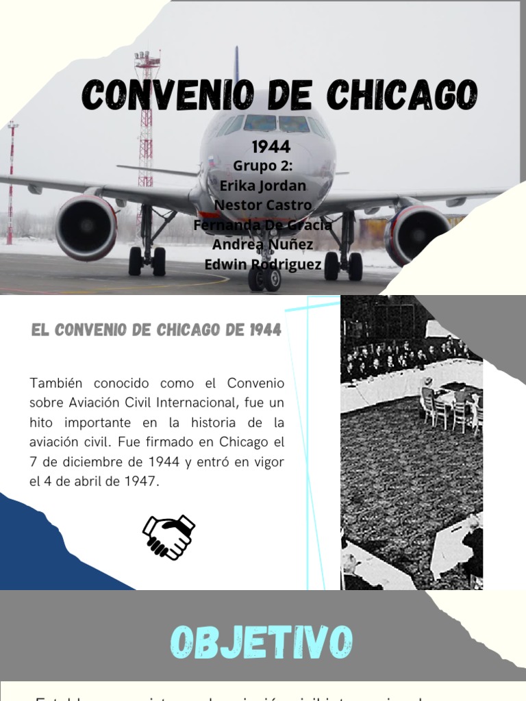 Convenio de Chicago 1944: Aviación Civil | PDF