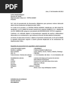 Carta Inspección Del Trabajo Entrega Reglamento Interno | PDF