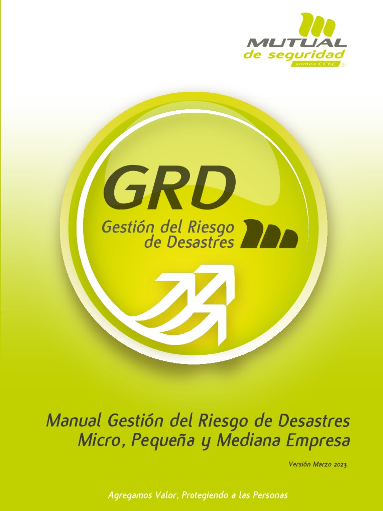 Manual Gestión Del Riesgo de Desastres MIPYME - GRD | PDF