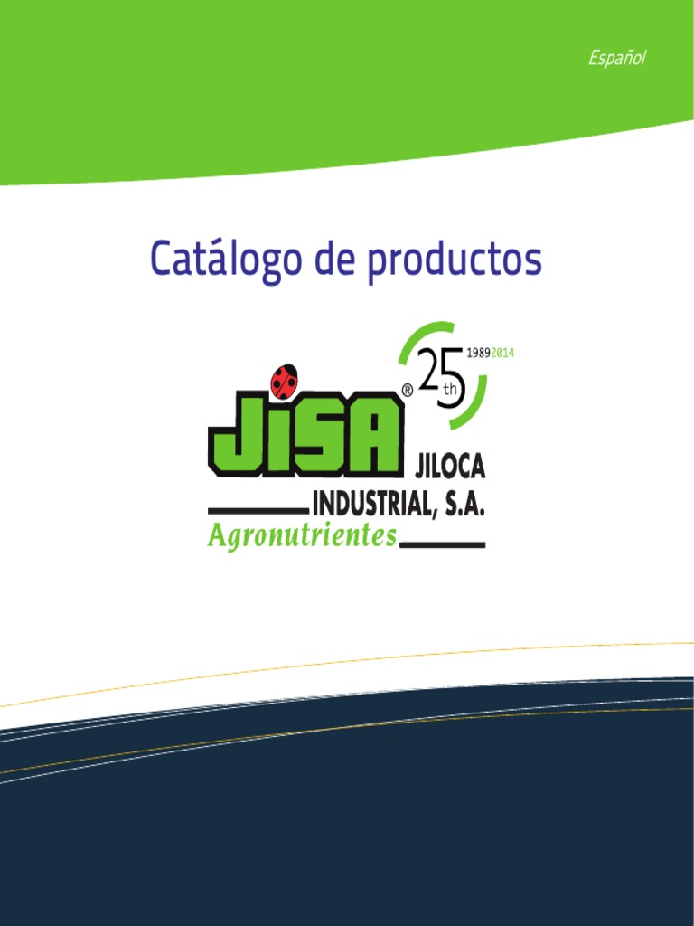 catalogo-agronutrientes-jisa | PDF | Fertilizante | Suelo