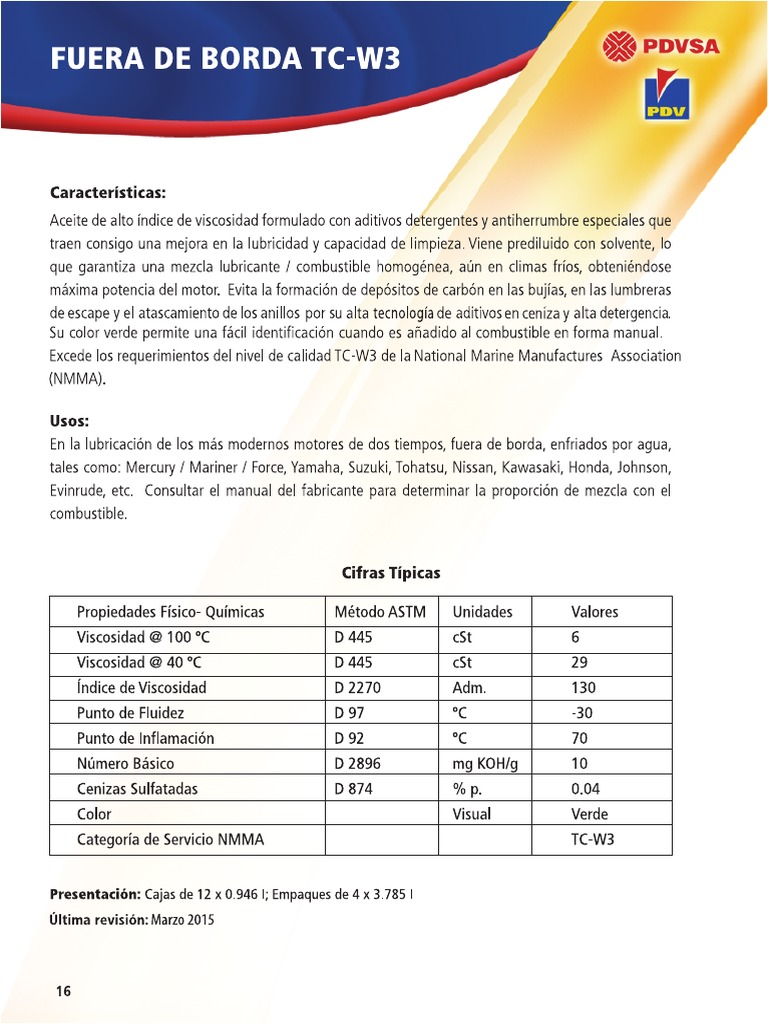 Fuera de Borda tcw-3 | PDF