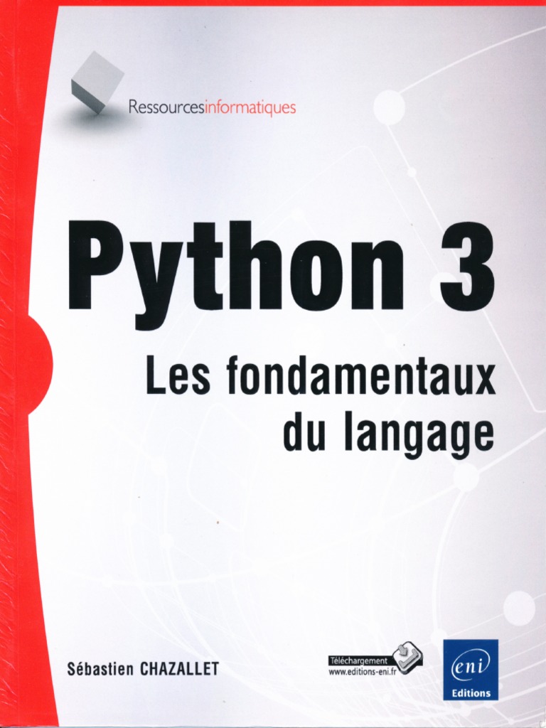 Eni Python 3 Les Fondamentaux Du Langage | PDF