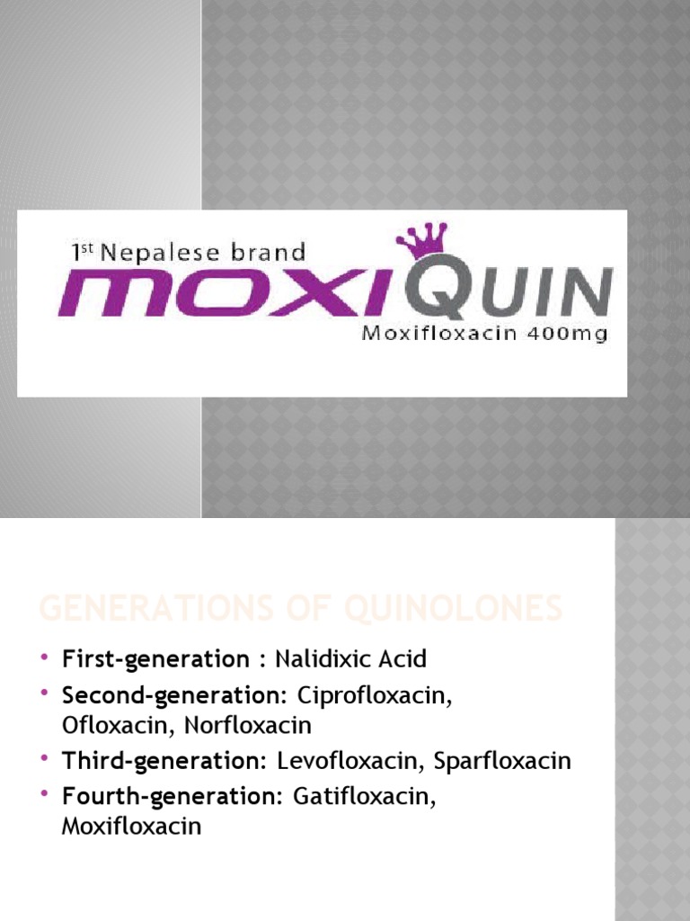 Moxiquin | PDF | Pneumonia | Cytochrome P450