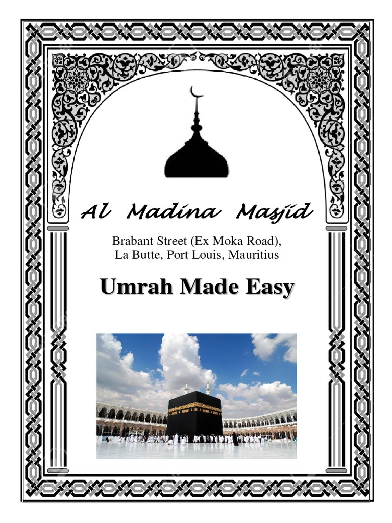 Umrah-Made-Easy | PDF | Semitic Words And Phrases | Islamic Texts