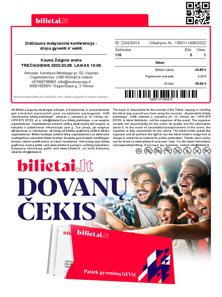 Bilietas (Ai) | PDF