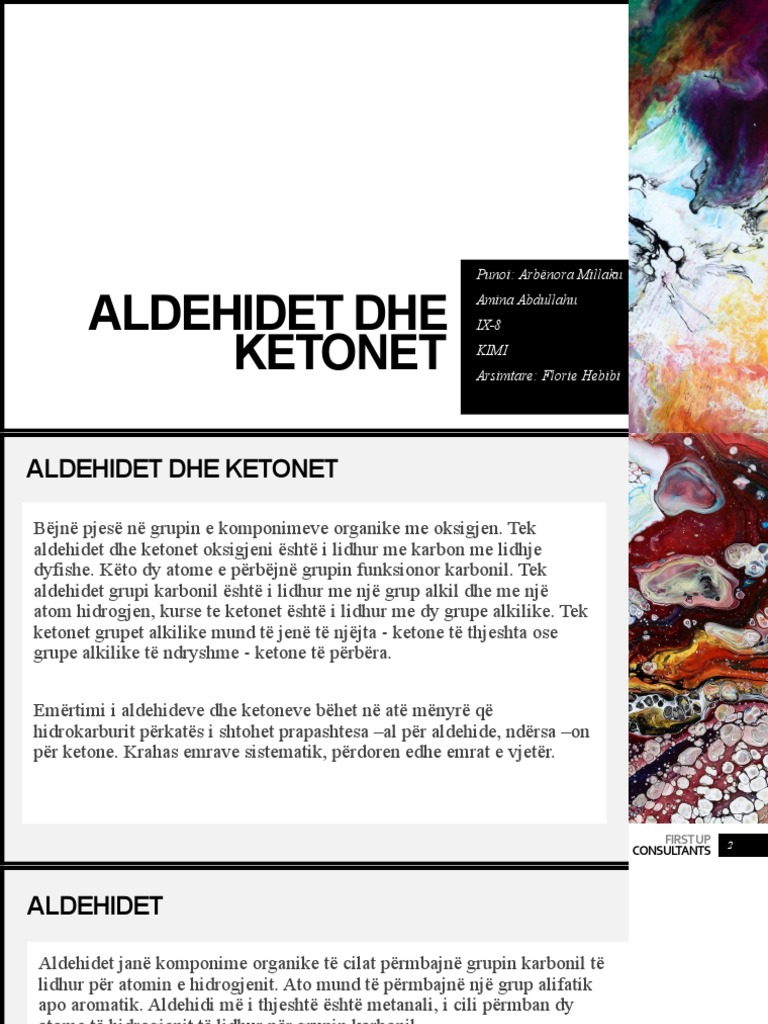 Aldehidet Dhe Ketonet | PDF